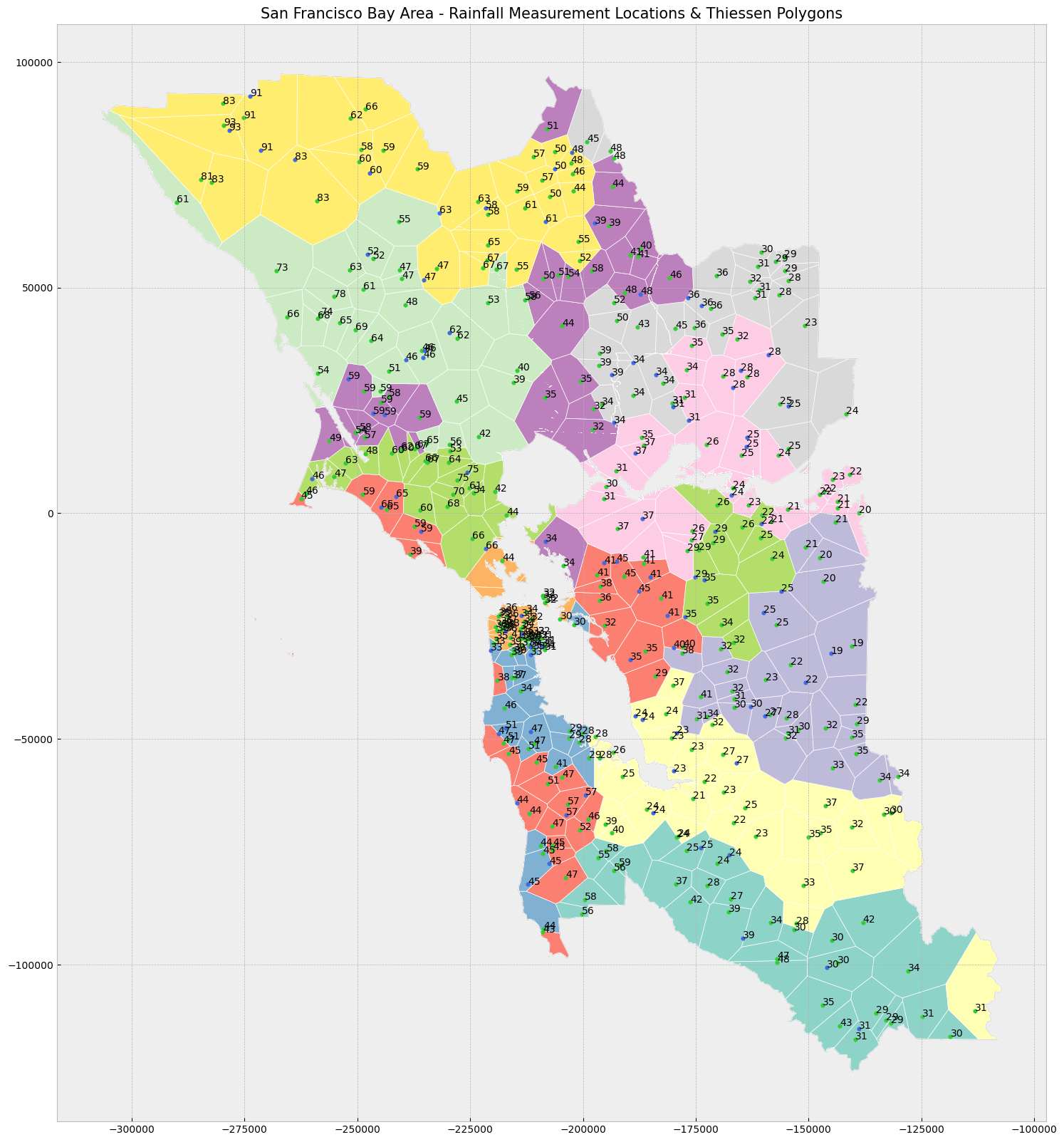 Spatial Interpolation — Python Open Source Spatial Programming & Remote Sensing