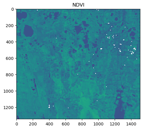 Band Math w. Rasterio — Python Open Source Spatial Programming & Remote Sensing